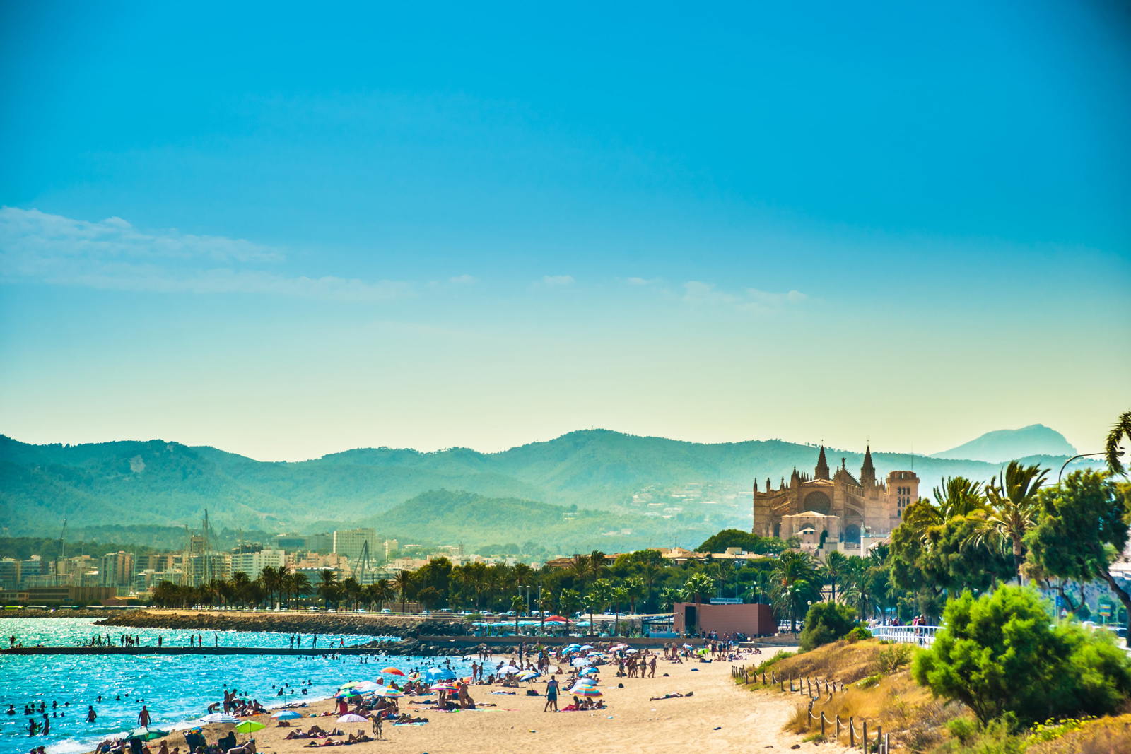 Mallorca během letních prázdnin